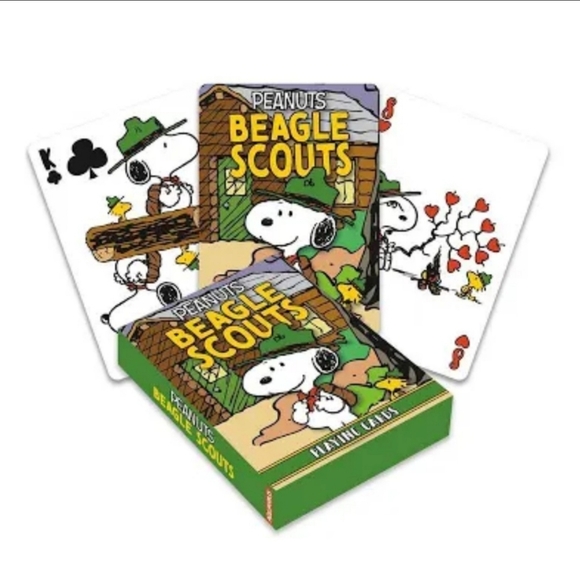 Peanuts | Games | The Peanuts Beagle Scouts Playing Cards Snoopy ...